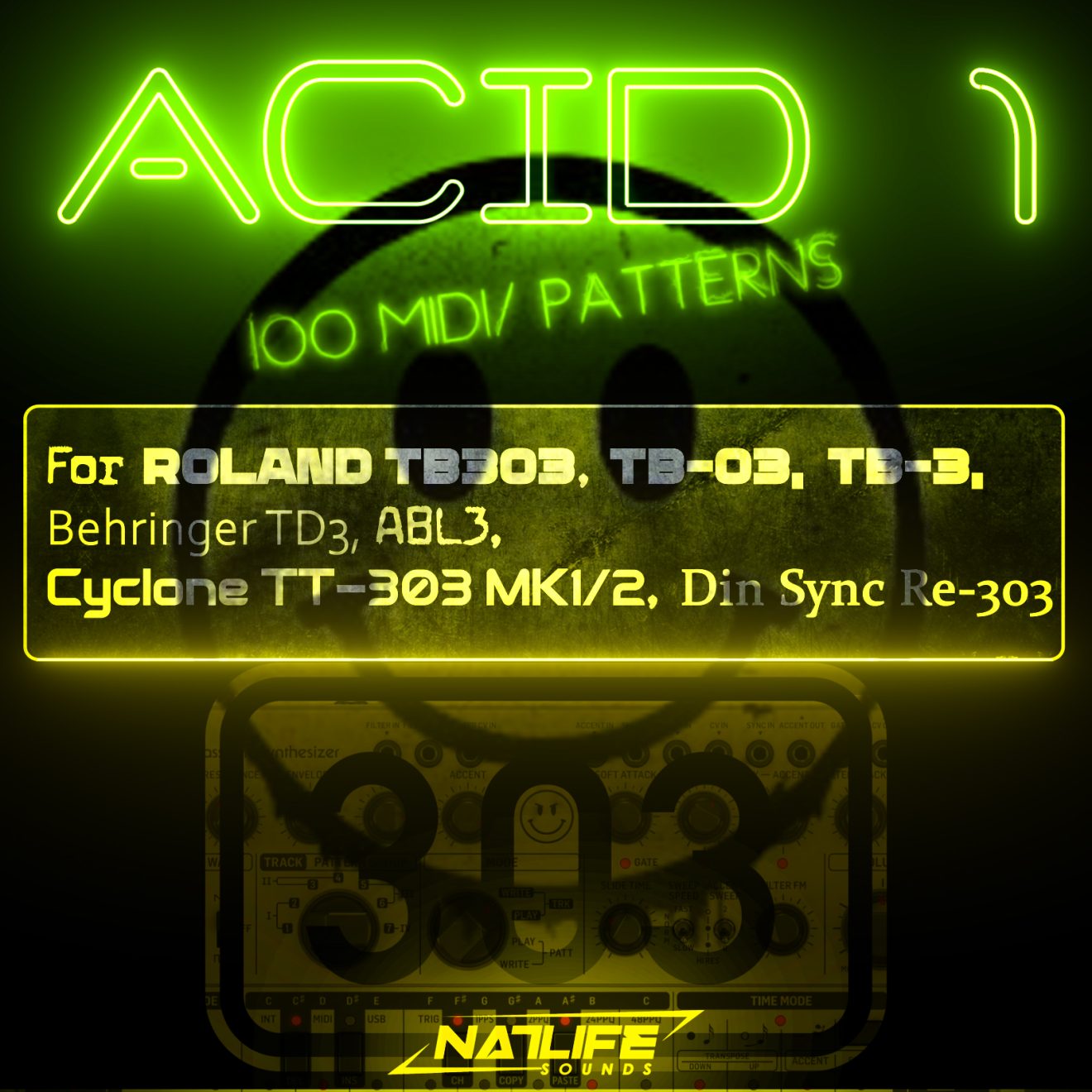 ACID 1 for Roland TB-303 & Clones - NatLife Sounds