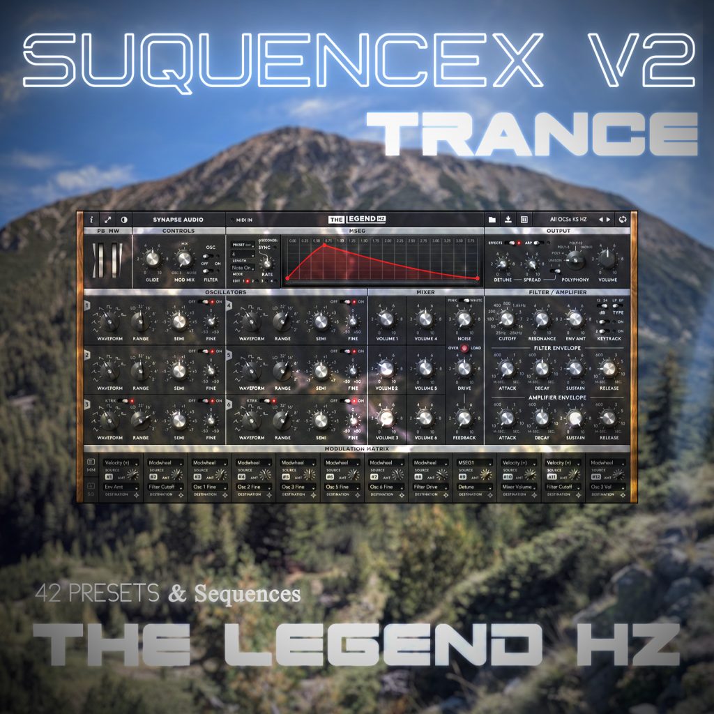 SequenceX V2 Trance for The Legend HZ - NatLife Sounds